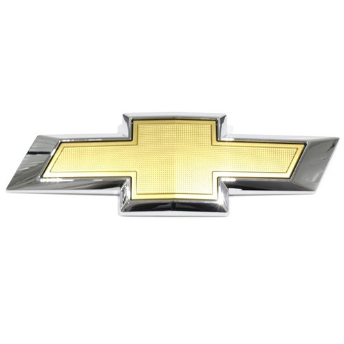 OEM Rear Trunk Lid Bow Tie Emblem Badge Gold w/Chrome Trim 11-16 Cruze ...