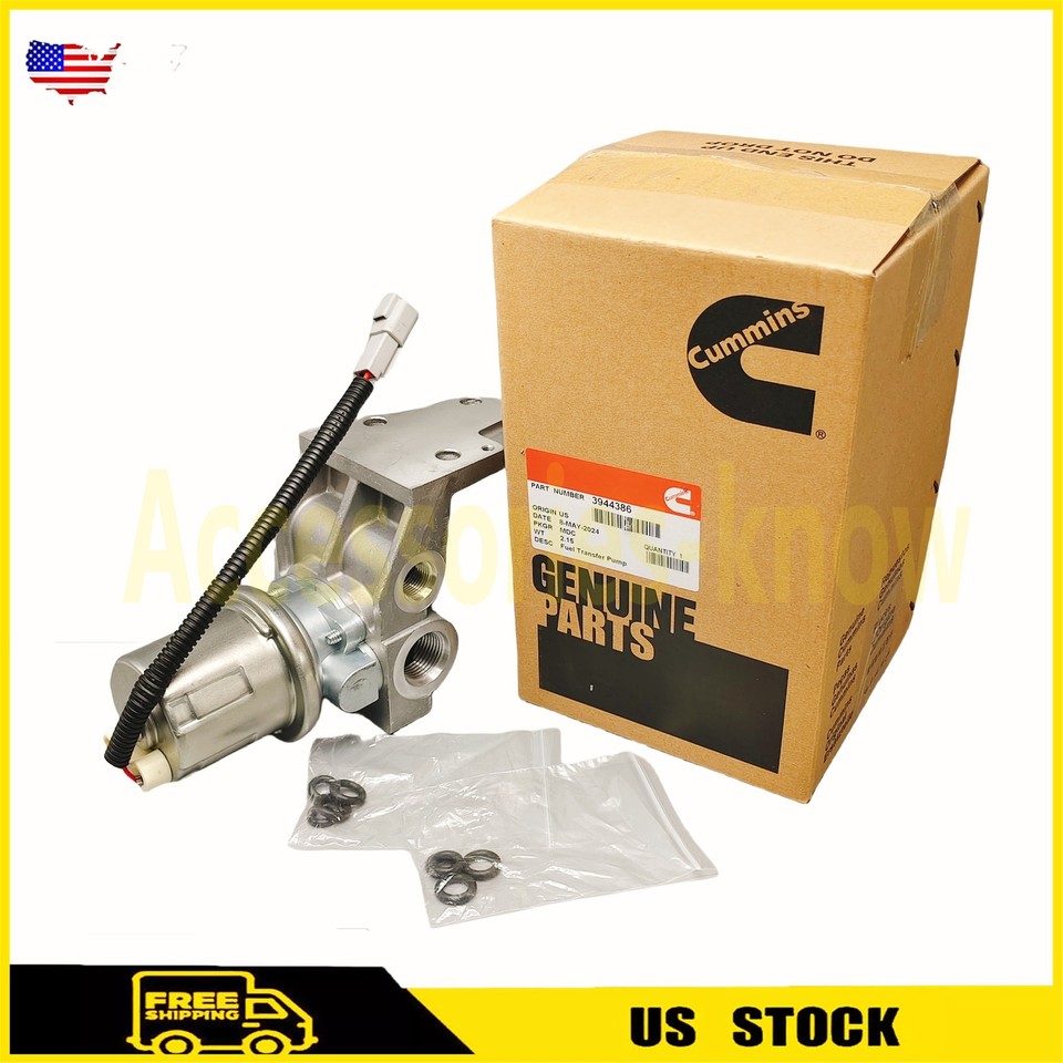 12VOLT Fuel Transfer-Lift Pump 3944386 for Cummins 8.3L ISC ISL QSL QSC ...