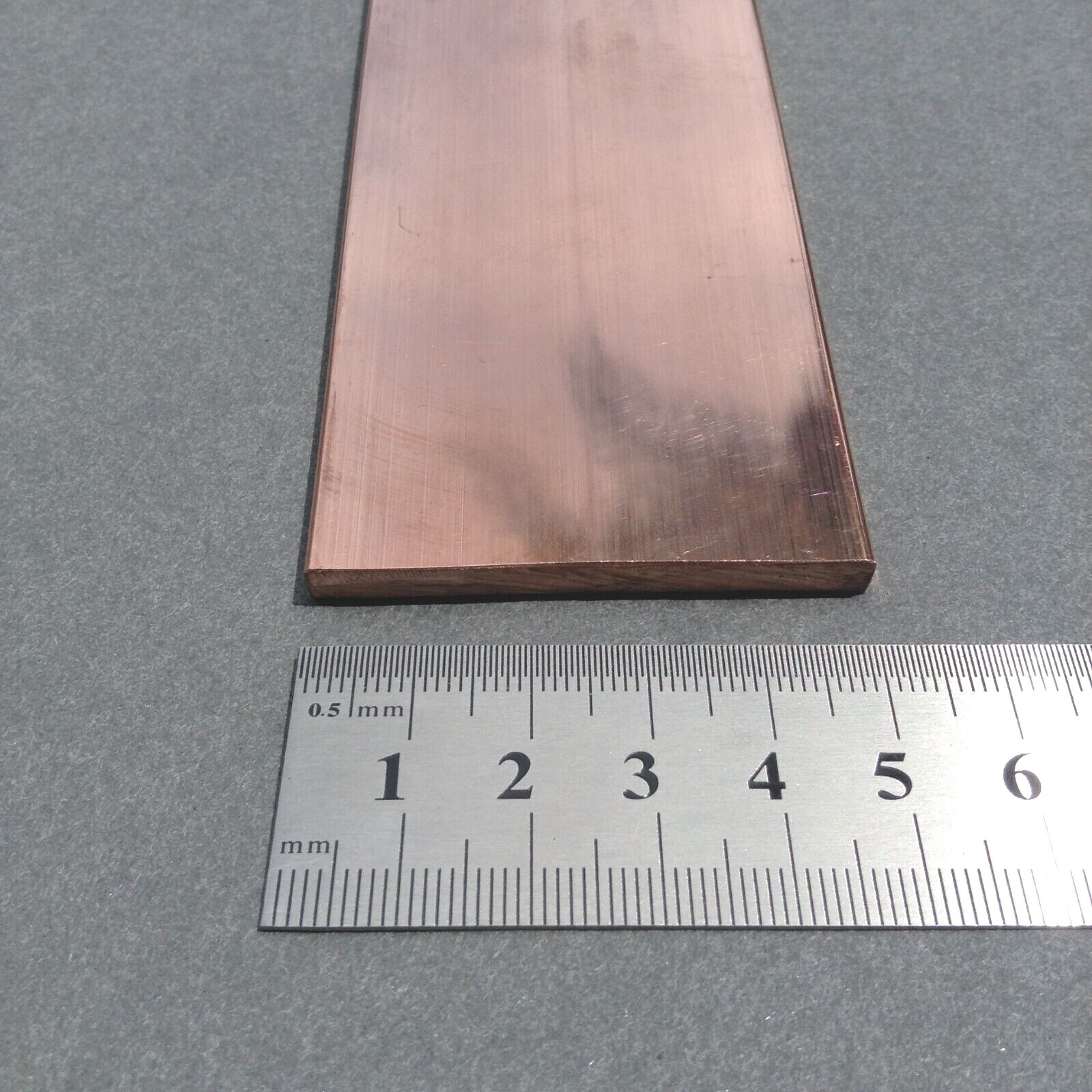 Copper SOLID Flat Bar 50.8mm x 4.76mm or 38.1mm x 3.18mm C11000 Grade ...