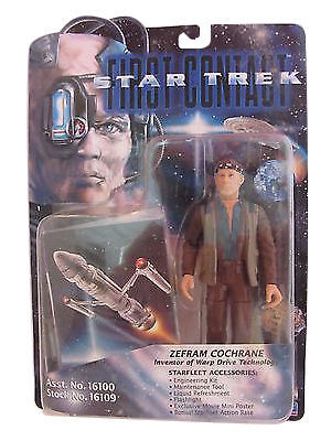 Playmates Toys Star Trek Zefram Cochrane First Contact Action Figure ...