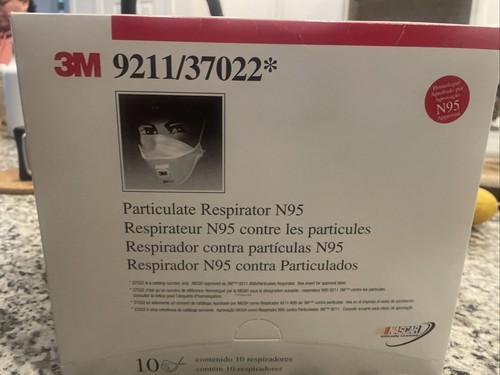 3M 9211+ Aura Particulate Disposable Respirator Masks - 10 Pack for ...