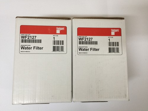 (2) Fleetguard WF2127 Coolant Filter Cummins 3680434 Corrsion Resistor ...