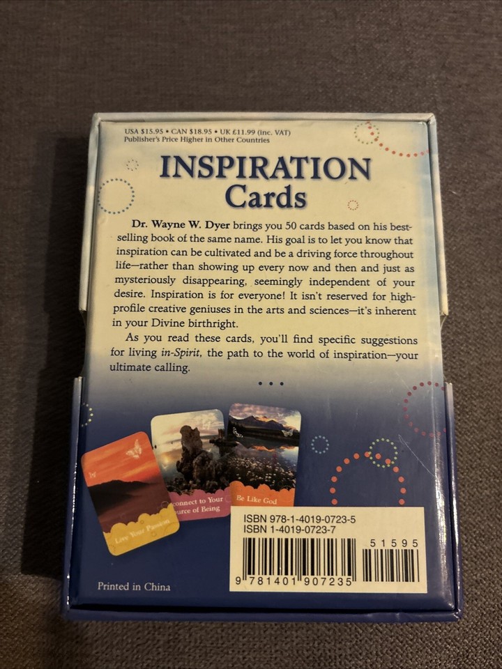 Inspiration Your Ultimate Calling - A 50 Card Deck By Dr. Wayne W. Dyer ...