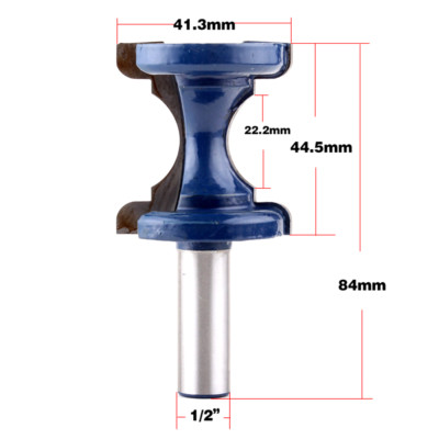 1PC 1/2" Shank Large Bullnose & Bead Router Bit Column Face & Chair ...