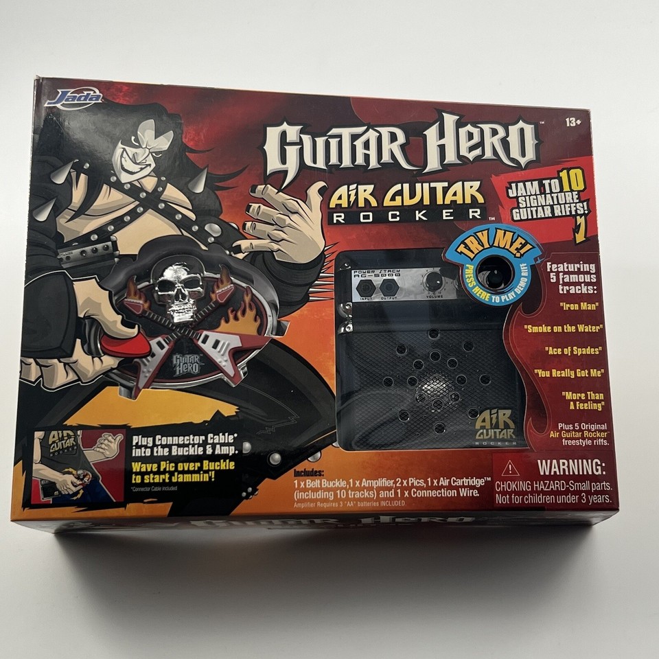 Guitar Hero Air Guitar Rocker Buckle Picks Amp 2 Encore 80's Pack ...
