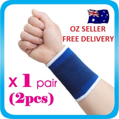 Hot Selling Outdoor Cycling Running Sport Blue Elastic Wrist Support ...