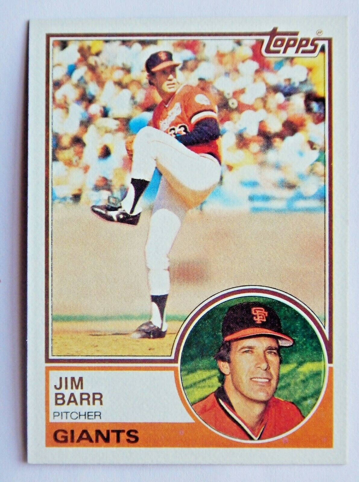 Jim Barr #133 Topps 1983 Baseball Card (San Francisco Giants) LN | eBay