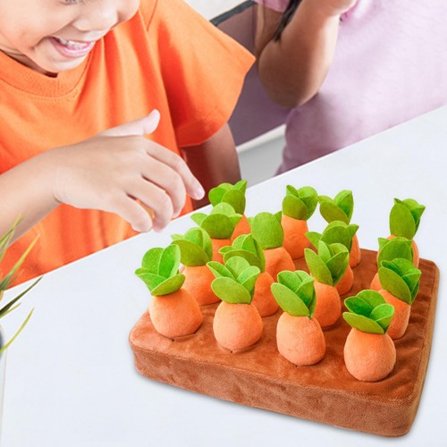 Carrot Harvest Chew Toy Dog Carrot Plush Pets Toys for Dogs Cats Pet ...
