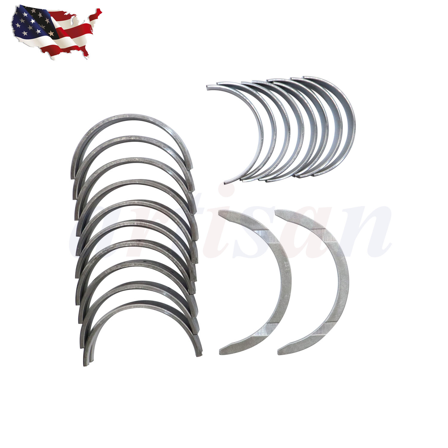 Main Connecting Rod Bearing Shell STD Set Fits VW GTI CC AUDI A3 Q5 TT ...