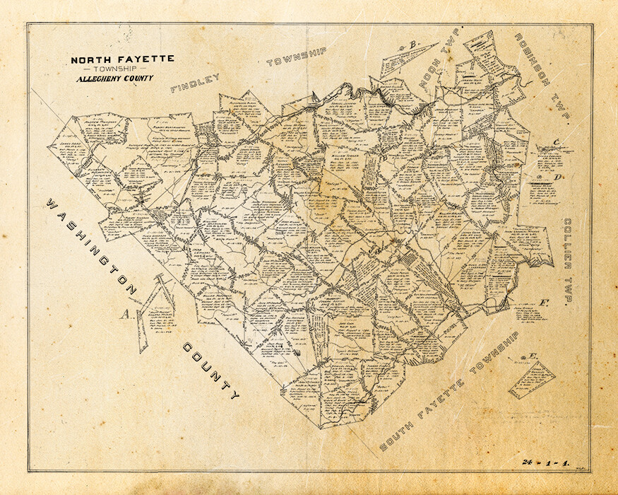 Allegheny County Map With Townships