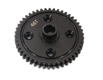 Billet Machined 46-Tooth Spur Gear for 1/8 TRX Sledge 4WD - Black 9651 ...