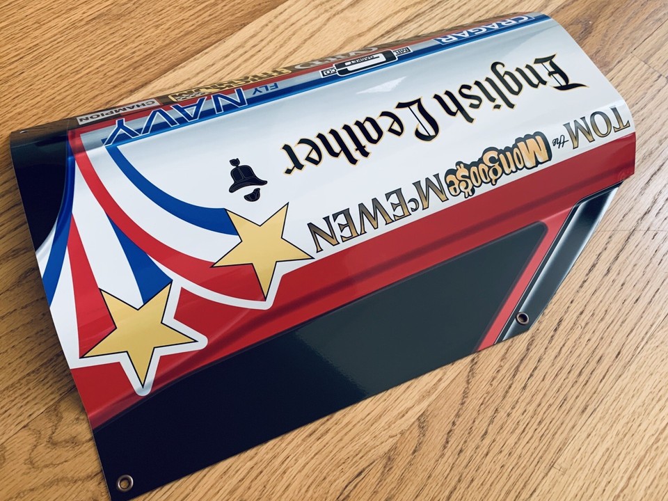 WOW!!!Curved Mongoose RACE CAR DRAG RACING Door Style Sign Funny Car ...