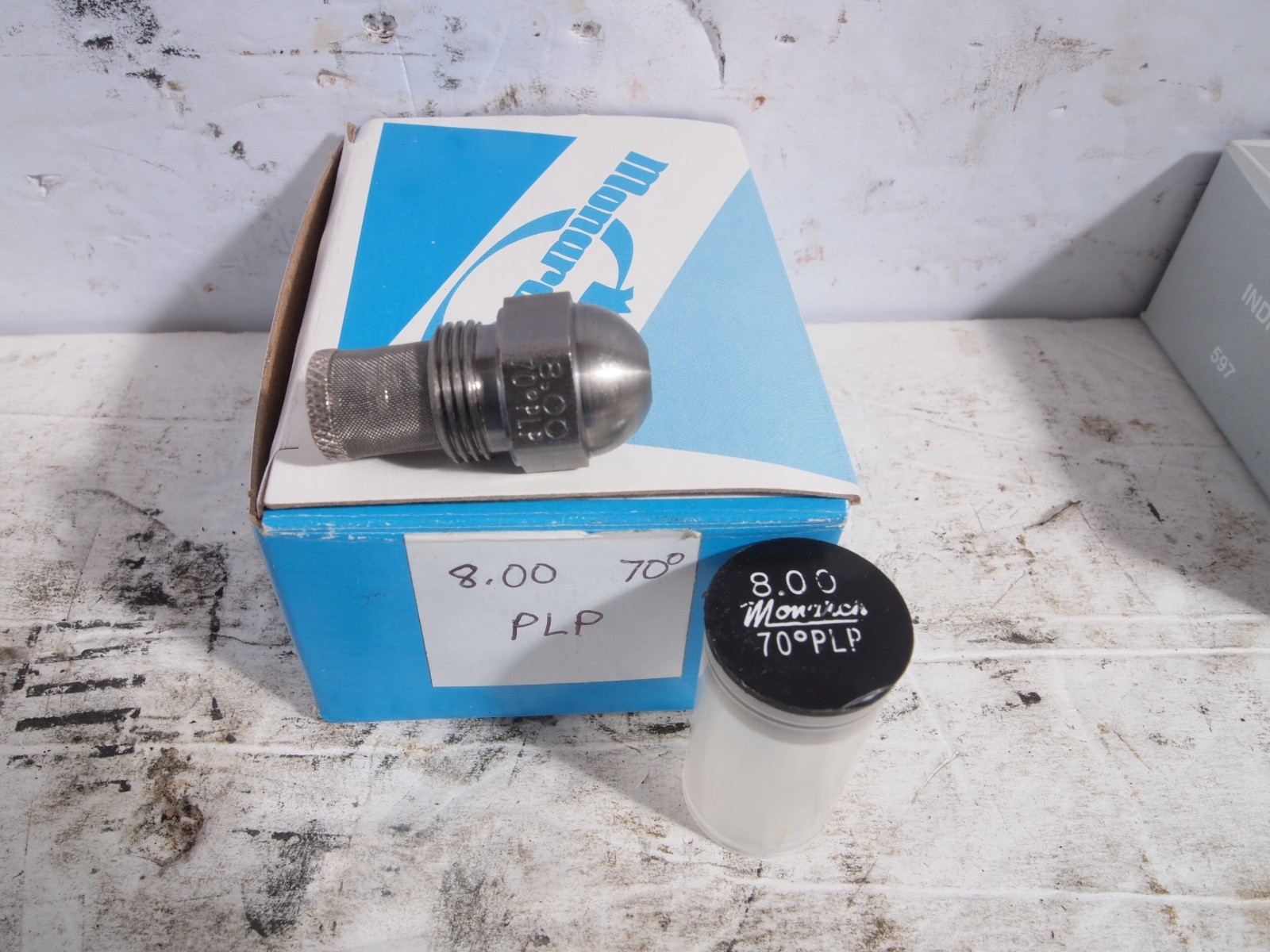 MONARCH Oil Burner NOZZLE 8.00 x 70* PLP Semi-Solid NEW NOS Fuel ...