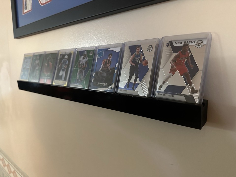 BEAUTIFUL Handmade Sports Card Display shelf. Simple, Wall Display ...