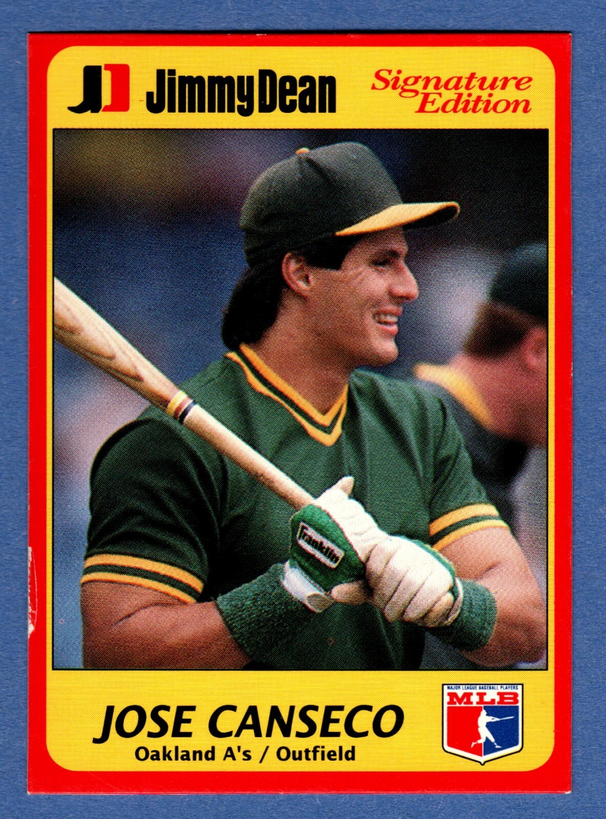 Jose Canseco 1991 Jimmy Dean Signature Edition Baseball Card #19 ...