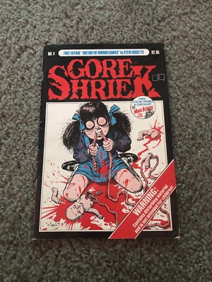 Gore Shriek 4 FantaCo 1988 RARE Aliens Mars Attacks 1st Greg Capullo ...