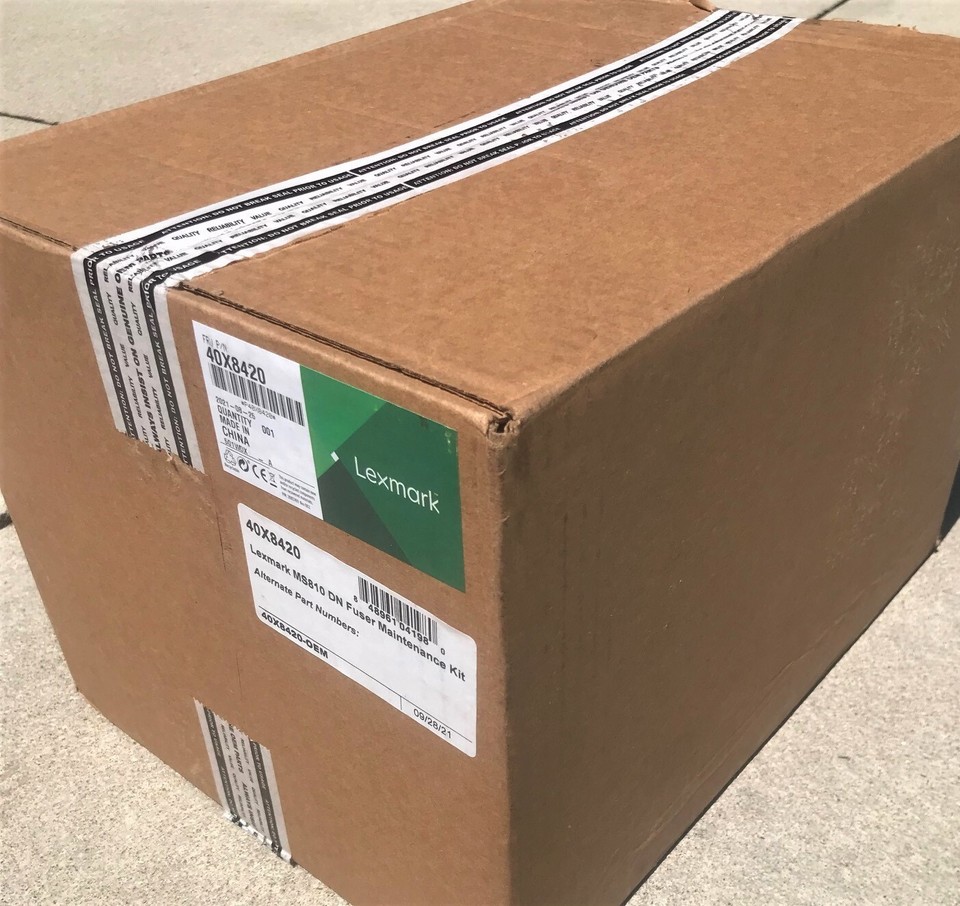 NEW GENUINE LEXMARK 40X8420 MS810 MX810 811 812 FUSER MAINTENANCE KIT ...