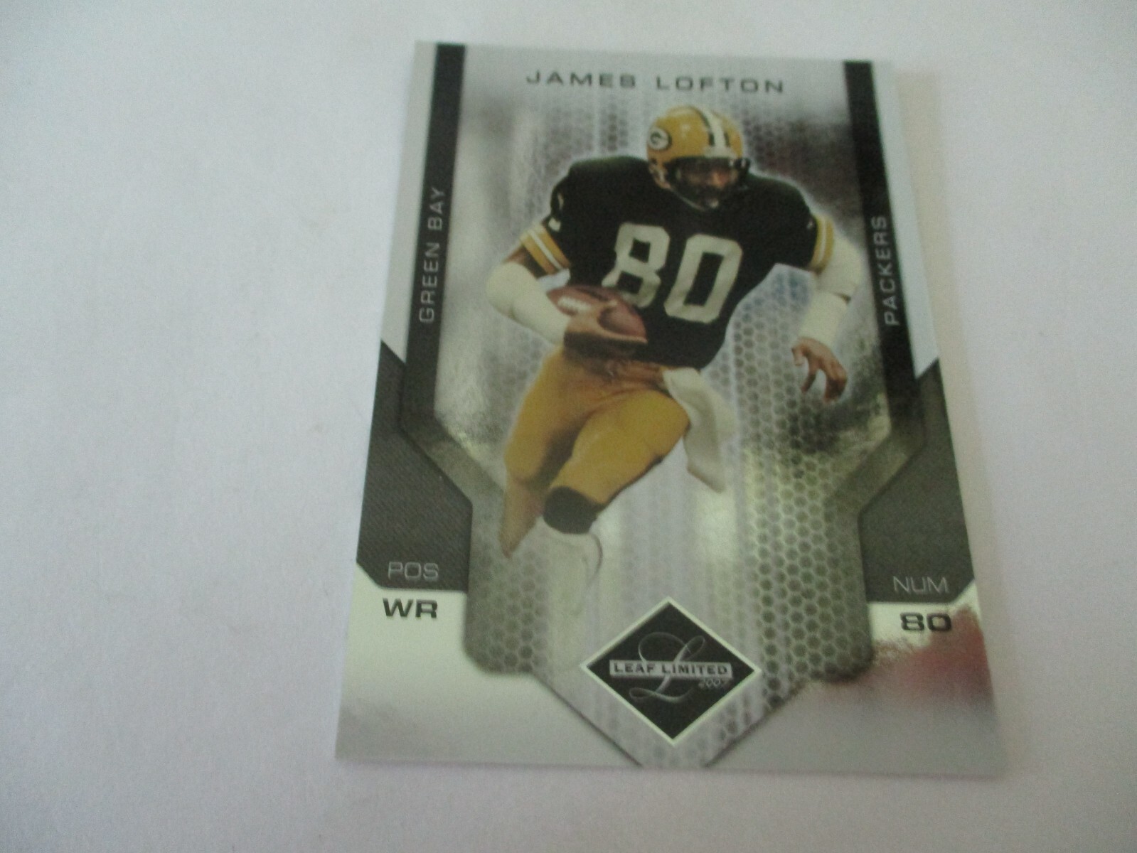 2007 Leaf Limited Silver Foil James Lofton Card #137 Serial #39/249 | eBay