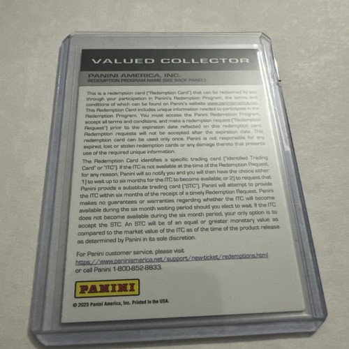 2024-25 Prizm Silver DaRon Holmes II Auto Redemption Rookie Signatures ...