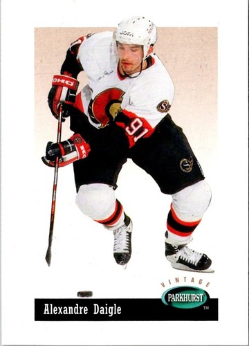 1994 Parkhurst Vintage Alexandre Daigle #V42 Ottawa Senators Hockey ...