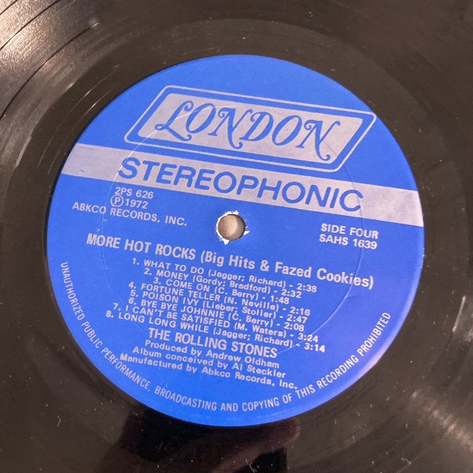 ROLLING STONES - More Hot Rocks LONDON Record 2PS-626/7 2XLP Vinyl ...