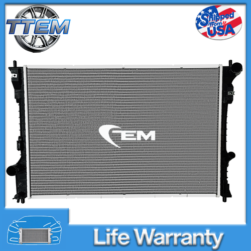 13185 Aluminum Radiator for 2010-2019 Ford Flex Explorer/Lincoln MKT 3 ...