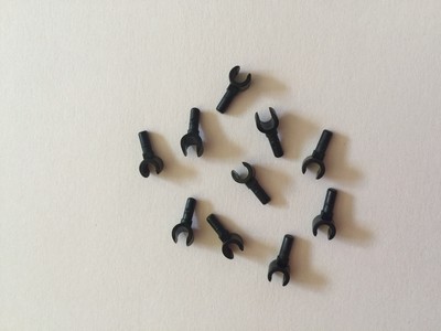 Lego Lot of 10 Black colored mini figure hands | eBay