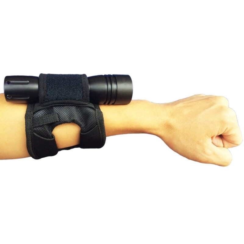 Diving Light Flashlight Holder Glove, Hand and Arm Strap Wrist Glove ...