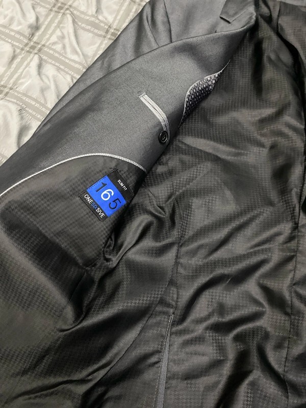 Slaters "One Six Five" Complete Suit Silver Grey 36R Slim Fit | eBay