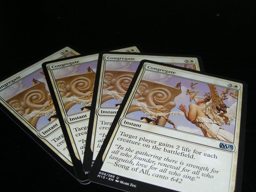 Magic the Gathering: Core Set M 2015: Congregate Uncommon Card [x4] MTG ...