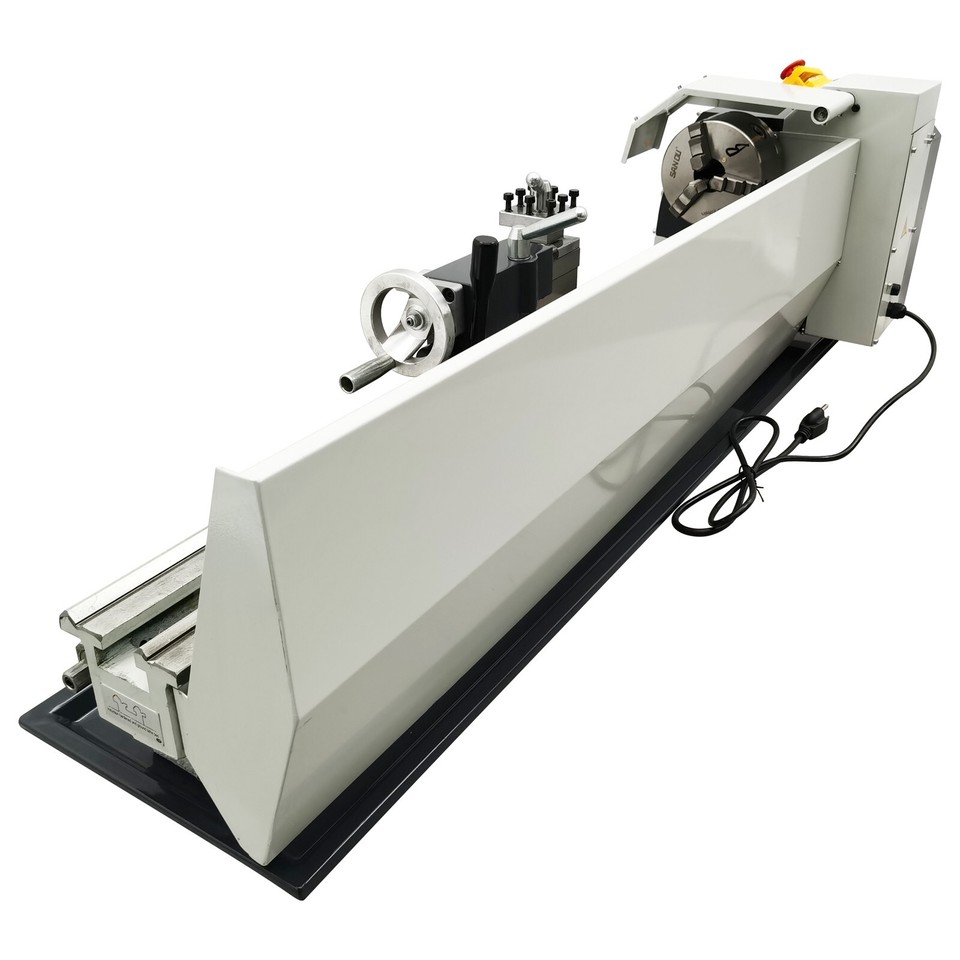 2 Head 2 Chuck Metal Lathe Bench Precision Lathe Brushless Motor Lathe ...