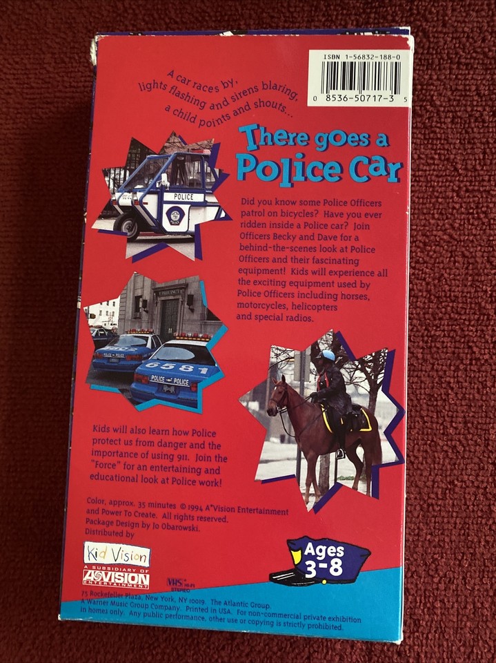 There Goes a Police Car (VHS, 1994, Includes Toy) 85365071735| eBay