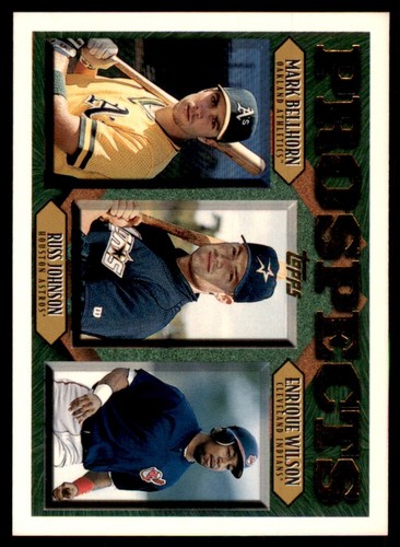 1997 Topps Baseball Card Mark Bellhorn/Russ Johnson/Enrique Wilson #487 ...