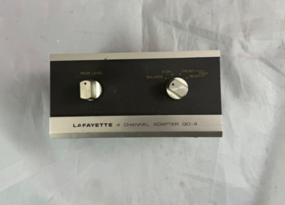 Vintage LAFAYETTE 4 Channel Adapter QD-4 Stereo Speaker Signal | eBay