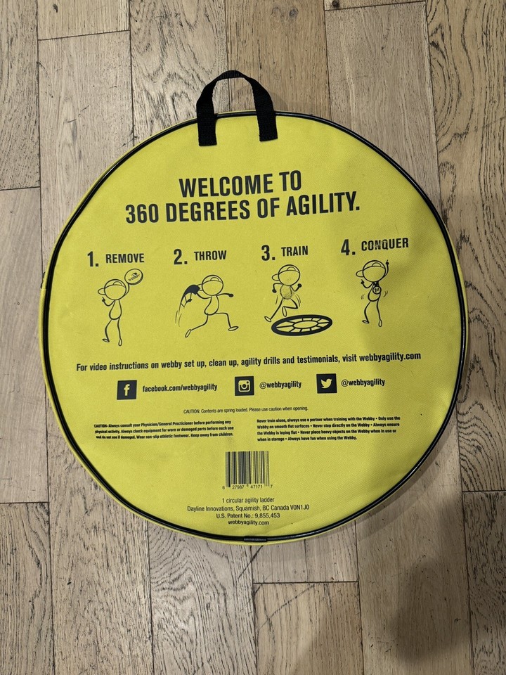 Webby Agility Trainer Pro Circle Speed Agility Ladder High Intensity ...