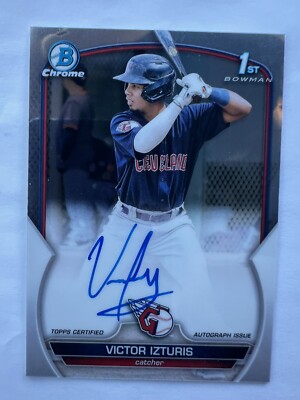 2023 Bowman Chrome 1ST AUTOGRAPH Prospects Victor Izturis CPA-VI ...