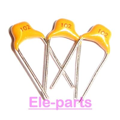 1000 PCS Monolithic Ceramic Capacitor DIP 102/50V 1nF 1 nF 50V 1000pF ...