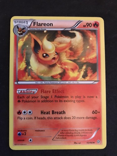 Pokémon TCG Flareon Ancient Origins 13/98 Regular Uncommon - LP | eBay