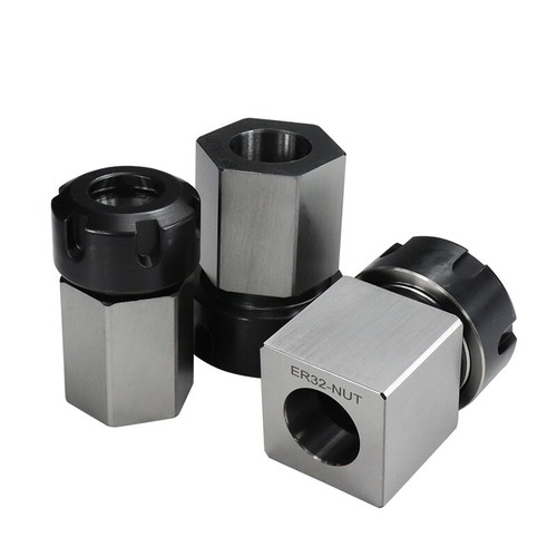 Square Hex Collet Block ER-25 ER-32 ER-40 Chuck Holder for CNC Lathe ...