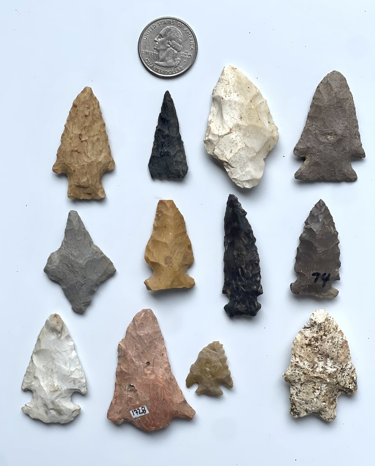 Native American Projectile Points Arrowhead Authentic | eBay