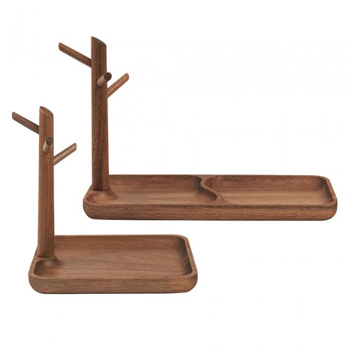 Wood Key Holder with Tray Entryway Table Organizer Key Bowl for ...