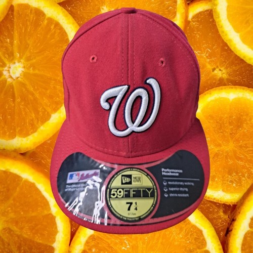 New Era 59Fifty Washington Nationals MLB Fitted Baseball Hat Cap Size 7 ...