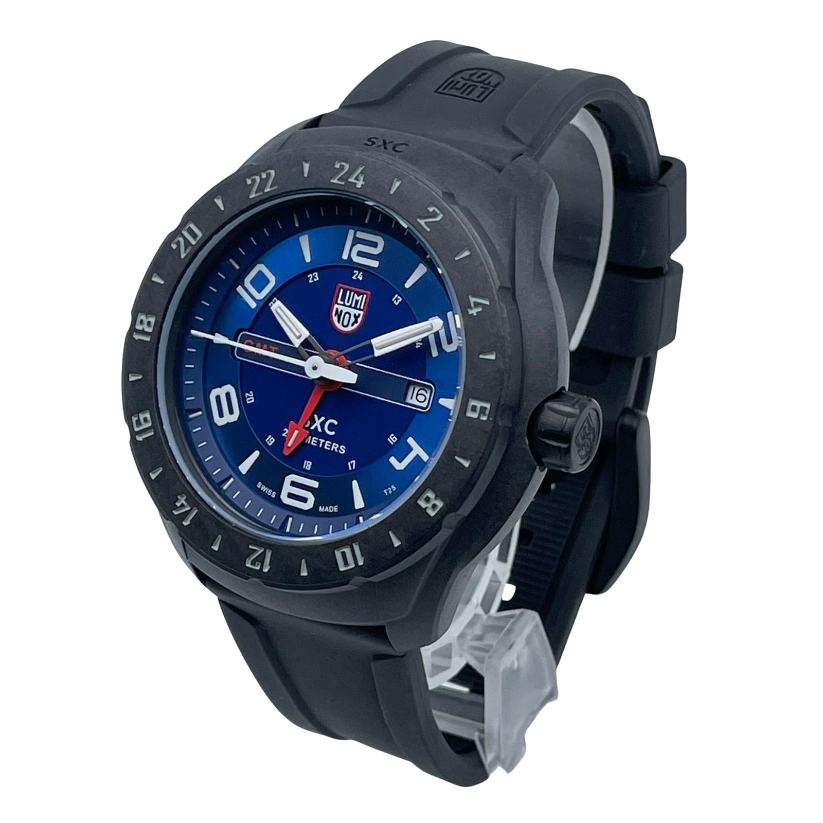 Luminox SXC Aerospace GMT 46mm Carbon Blue Dial Mens Quartz Watch XX ...
