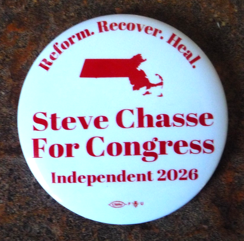 2026 MASSACHUSETTS CD-4 Independent STEVE CHASSE for Congress logo ...