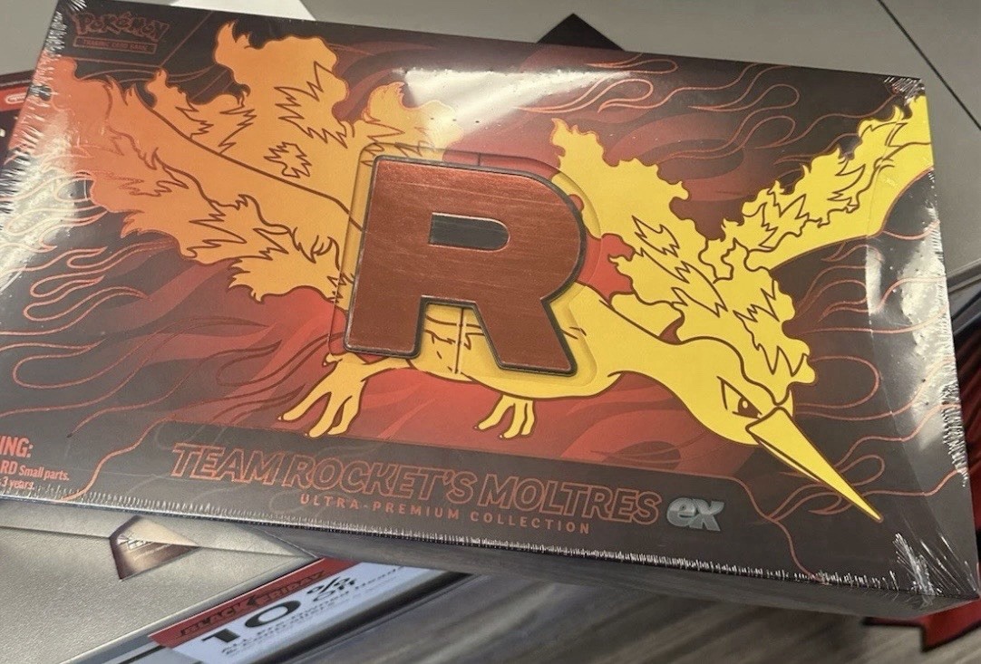 Pokemon TCG Team Rocket’s Moltres EX Ultra Premium Collection (UPC ...