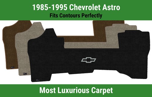 Lloyd Luxe Front Carpet Mat for '85-95 Chevy Astro w/Silver Outline ...