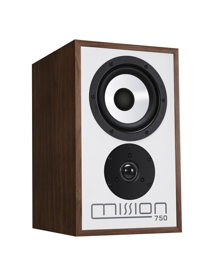 MISSION 750 Stand-Mount Bookshelf Speakers Walnut PAIR | eBay