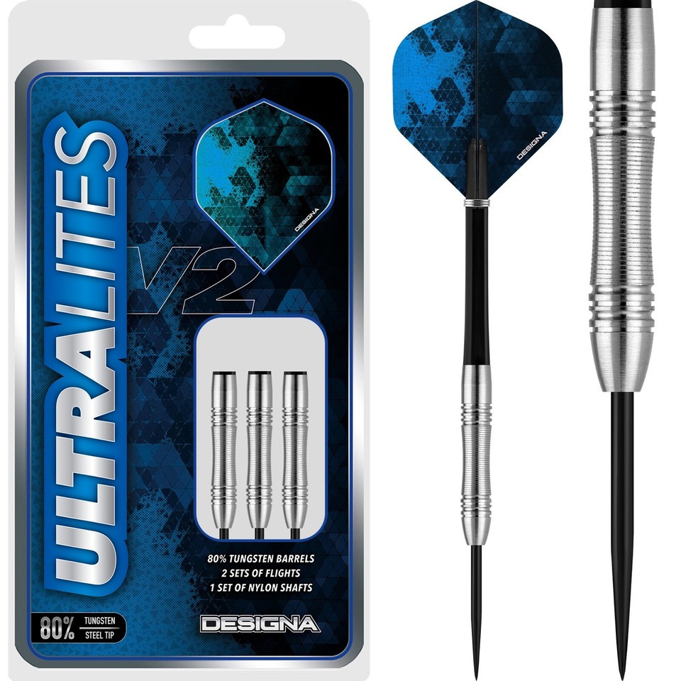 Designa Ultralites V2 Darts Set 12g - 18g Multiple Weights & Styles ...