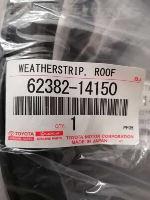 Toyota Genuine Supra JZA80 MK4 IV Roof Side Rail Weatherstrip LH 62382 ...
