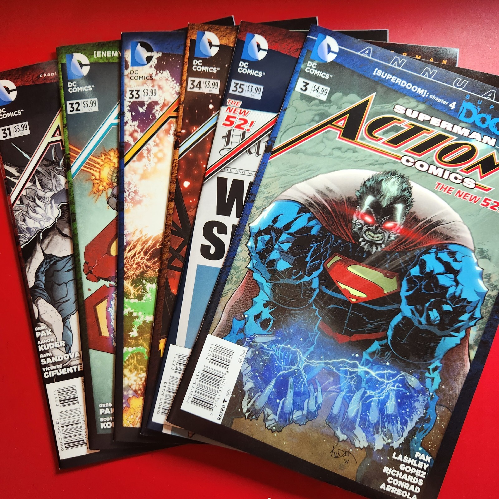 Action Comics #31-35 Annual #3 2014 DC Comic Books NM- | eBay